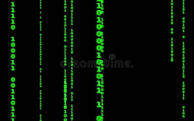 Computer Code Falling Matrix Style. Stock Video - Video of chain ...