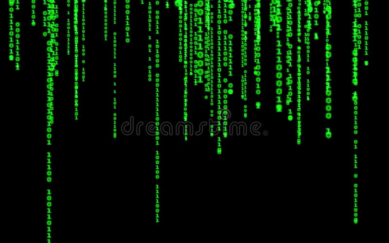 Computer Code Falling Matrix Style. Stock Video - Video of internet ...