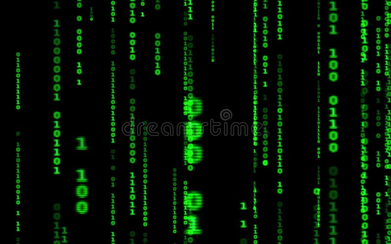 Computer Code Falling Matrix Style. Stock Video - Video of chain ...