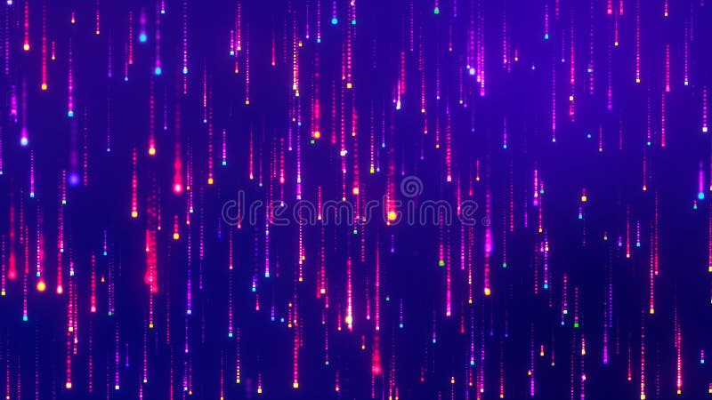Binary Code With Numbers Moving On The Screen Digital Age Binary Algorithm Data Code