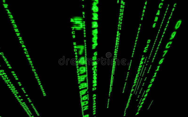 Computer Code Falling Matrix Style. Stock Footage - Video of coding ...