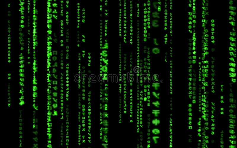Green Falling Matrix Code Stock Illustrations – 412 Green Falling ...