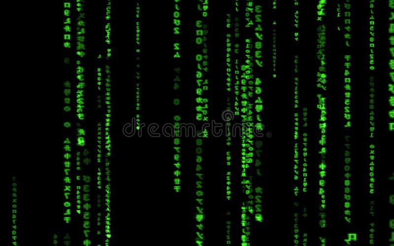 Green Falling Matrix Code Stock Illustrations – 465 Green Falling ...