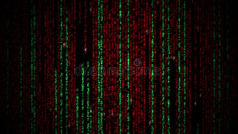 Matrix Dropping Code. Digital Binary Data, Streaming Code Zoom Background Digital Binary Data ...