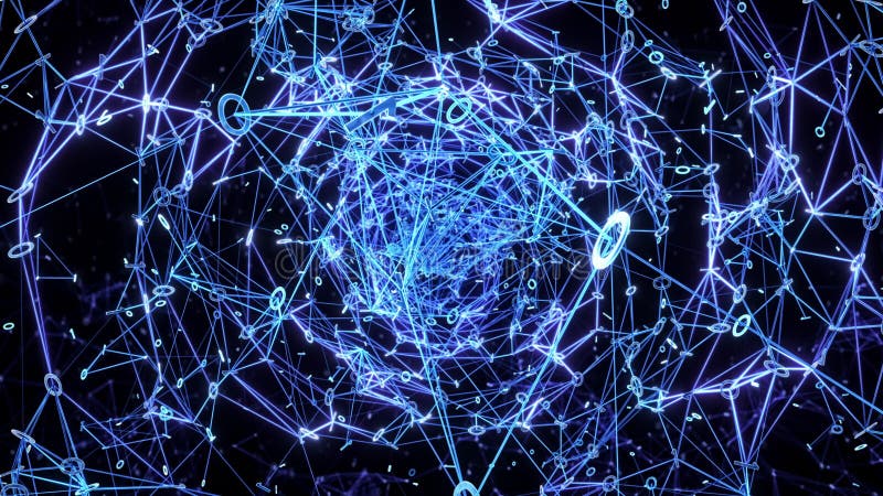 Digital Binary Metaverse Data Network Expansion Explosion Meta Universe ...