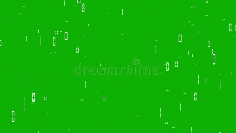 Digital Binary Numbers Motion Graphics with Green Screen Background Stock Video - Video of zero ...