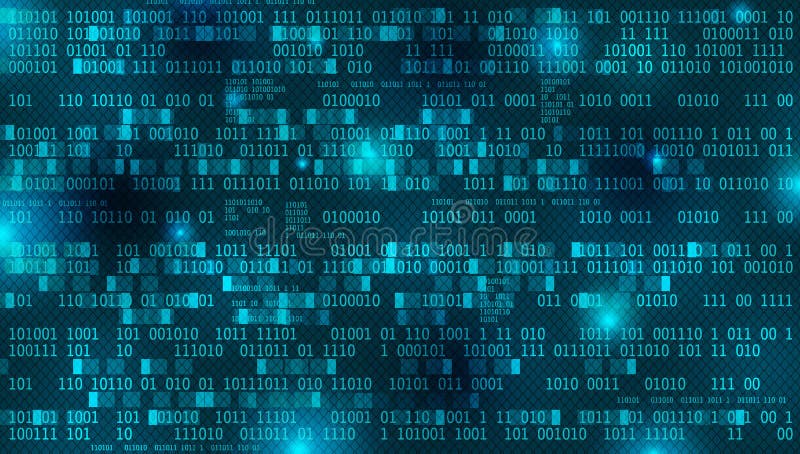 Binary tech stock illustration. Illustration of lines - 19454651