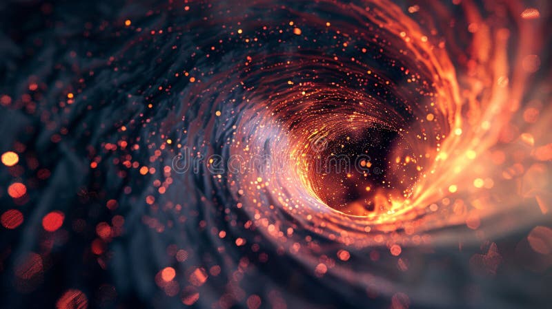 Digital Black Hole Representing the Danger of Internet Stock Photo ...