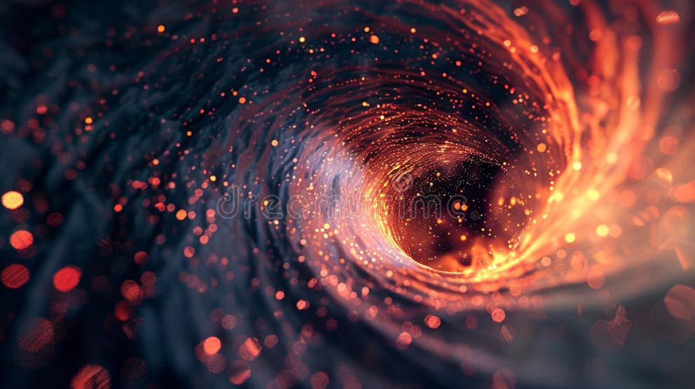 Digital Black Hole Representing the Danger of Internet Stock Photo ...