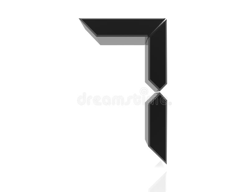 Electronic Display Number 7 Stock Illustrations – 54 Electronic Display ...