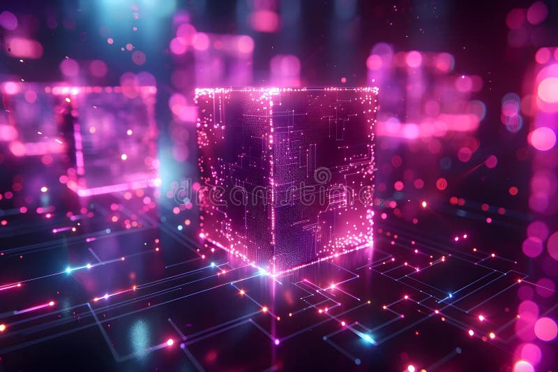 Concept Technology Innovation, Blockchain Digital Blockchain Core ...