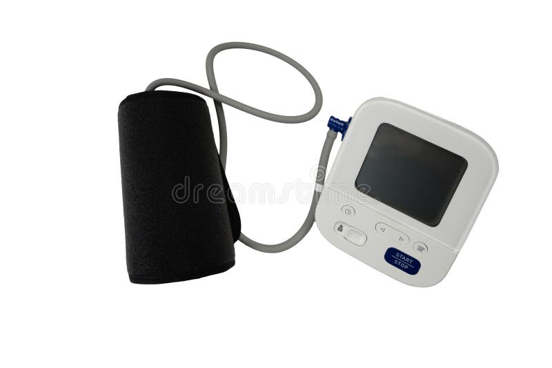 Digital Blood Pressure Monitor Stock Image - Image of measuring ...