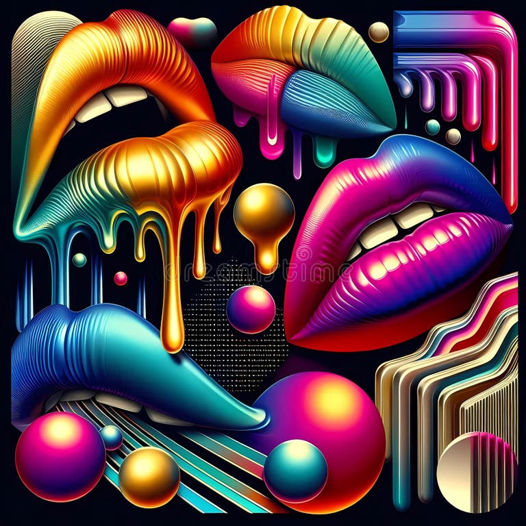 Digital Bloom. stock illustration. Illustration of symbol - 325834318