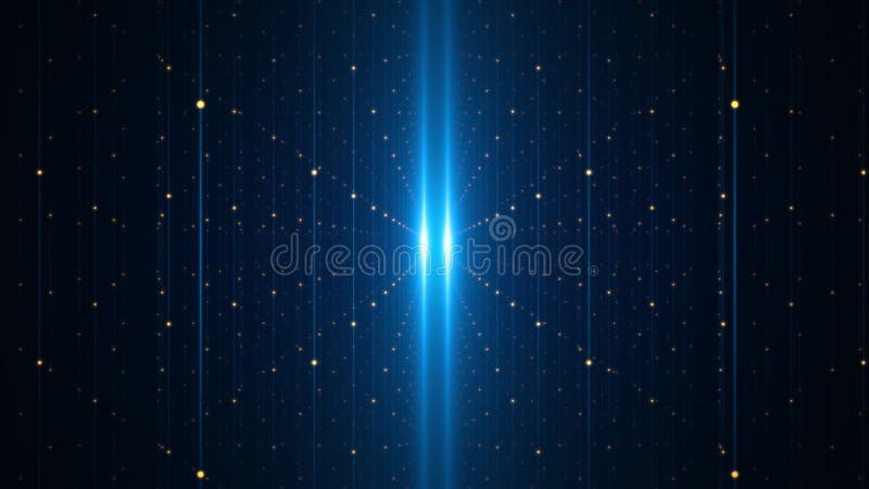 Digital Blue Background with Dots and Lines. Stock Footage - Video of ...