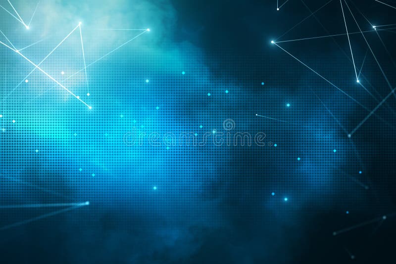 Digital blue background stock illustration. Illustration of element ...