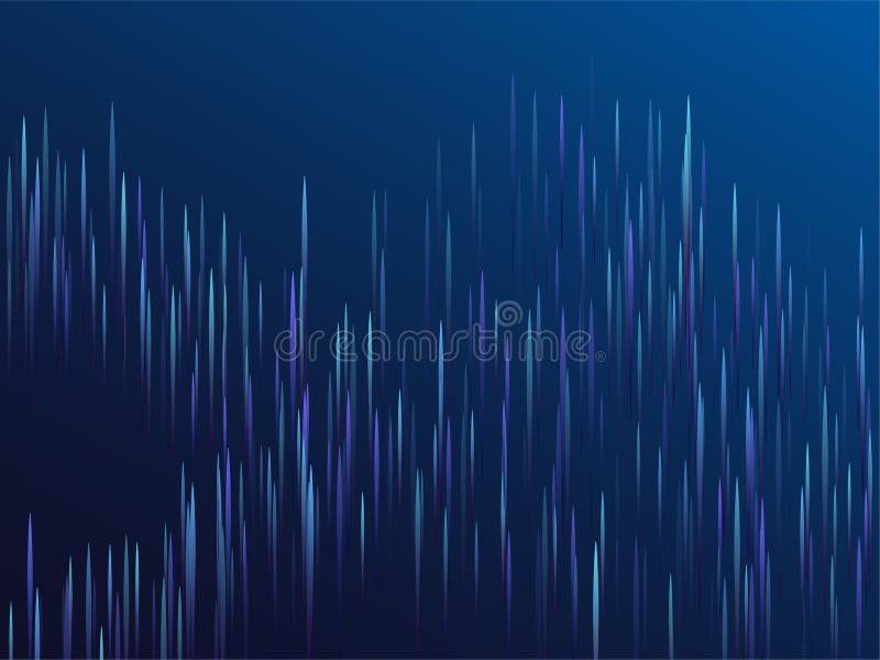 Digital Blue Lines Streams Visual Optic Technology Stock Vector ...