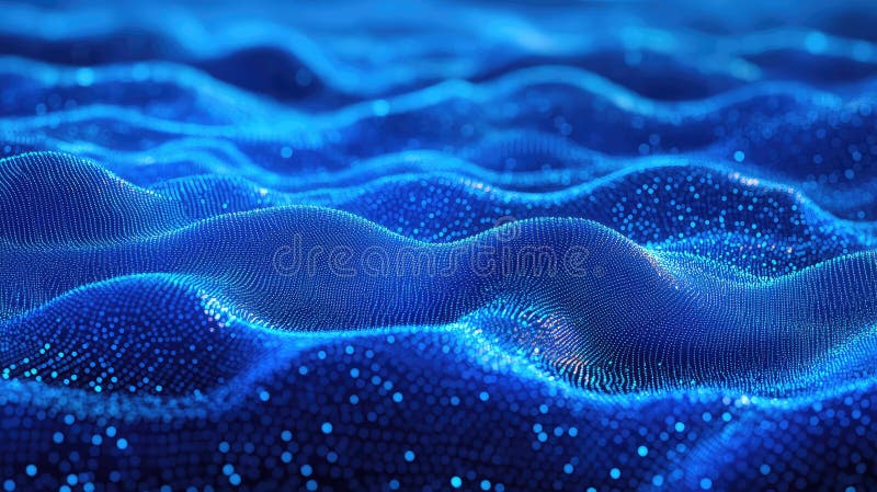 Digital Blue Texture Technology Stock Illustration - Illustration of ...