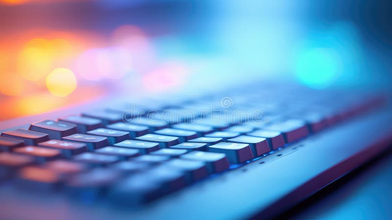 Digital Blur Computer Business Stock Illustration - Illustration of ...