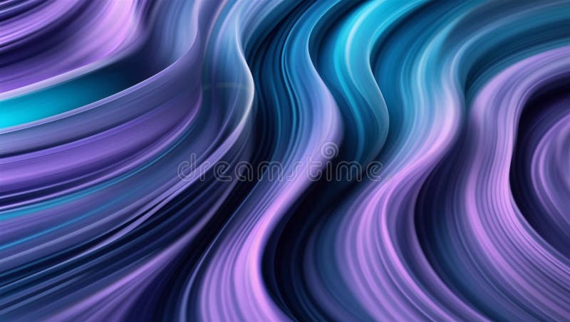 Digital Blur Streaks in Soft Violet and Cyan Over Navy Forming Motion ...
