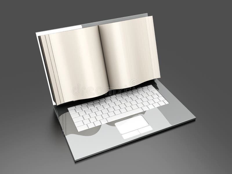 Digital Book stock illustration. Illustration of knowledge - 21479244