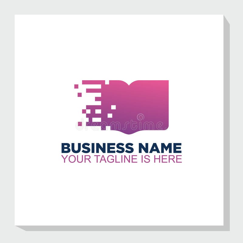 Digital Book Logo Concept, Education Logo Inspiration, Technology Logo ...