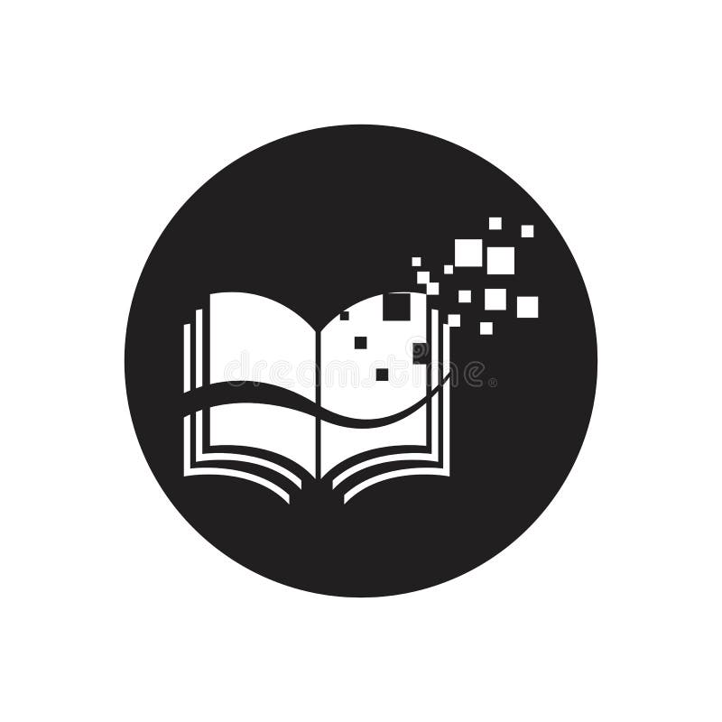 Digital Book Logo Technology Vector Icon Design Stock Vector ...
