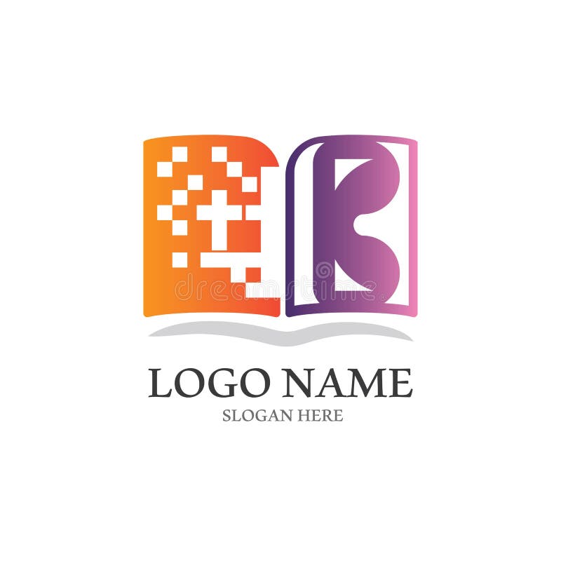 Digital Book Logo Icon Technology Vector Stock Vector - Illustration of ...