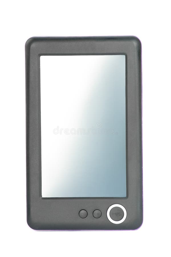 Digital Book Reader stock image. Image of equipment, isolated - 22929297