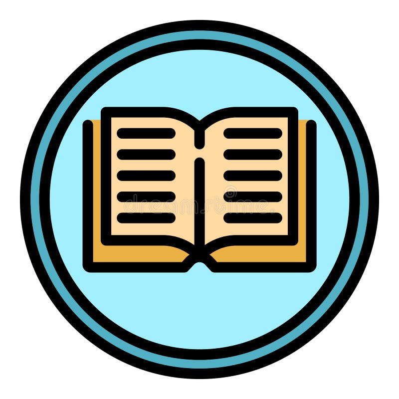 Digital Book Reader Icon Color Outline Vector Stock Vector ...