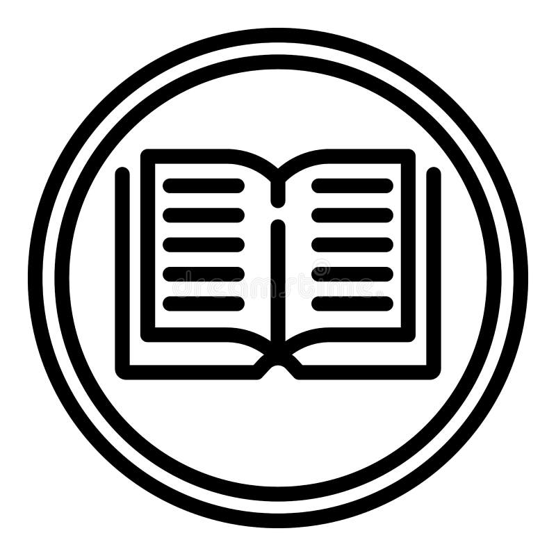 Digital Book Reader Icon, Outline Style Stock Vector - Illustration of ...