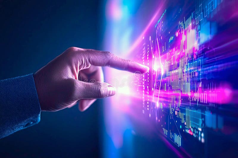 Digital Brain Analyzing Keywords, Futuristic 3D SEO Algorithms and Tech ...