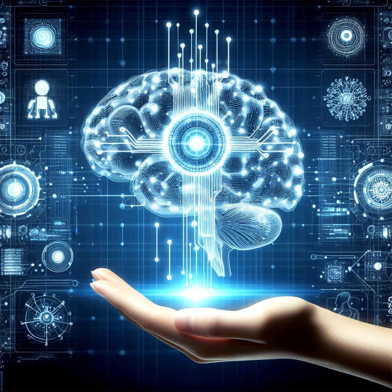Digital Brain Artificial Intelligence.artificial Intelligent Concept ... Digital Brain Artificial Intelligence.artificial Intelligent Concept ...