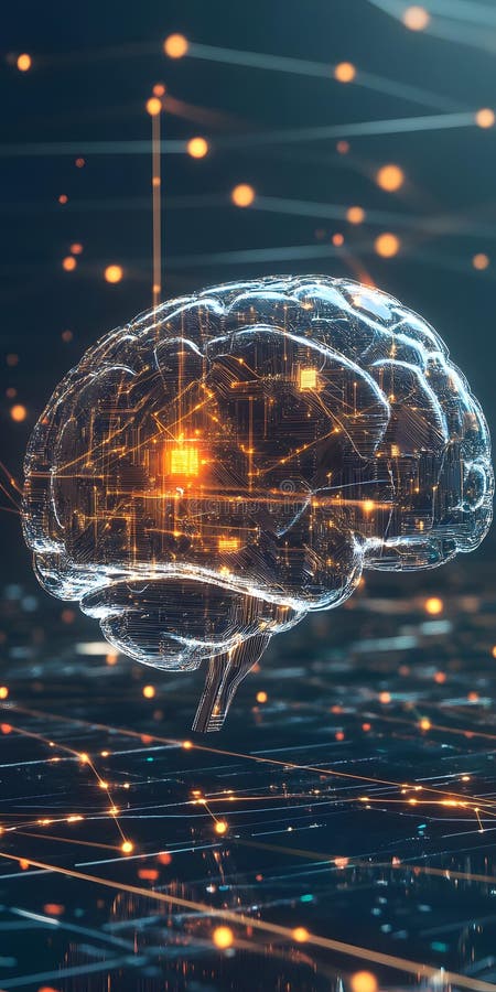 Digital Brain with Circuit Board Design Stock Illustration ... Digital Brain with Circuit Board Design Stock Illustration ...