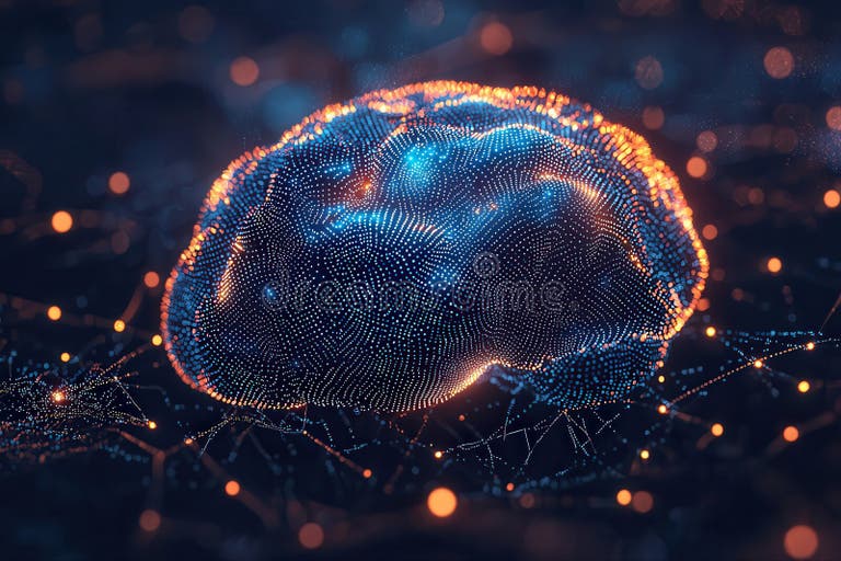 Digital Brain with Flowing Data Streams: AI Neural Network ...