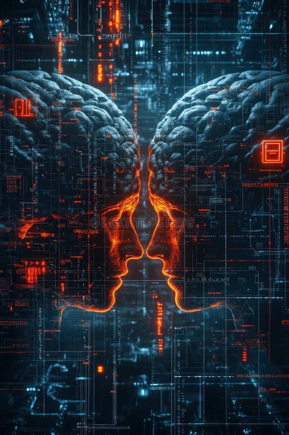 Digital Brain Interface with Two Neural Heads Interacting in a High ...