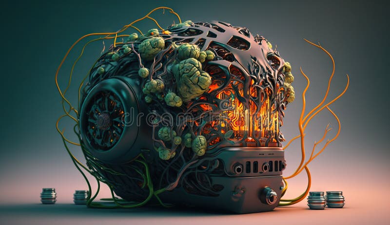 Digital Brain Machine - Artificial Intelligence - Generative AI, AI ...