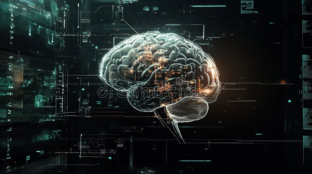 A Digital Brain Merges with Artificial Intelligence Features ...
