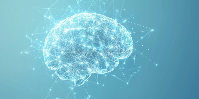 146 Digital Brain Network Visualization Representing Artificial Intelligence Neural Connections ...