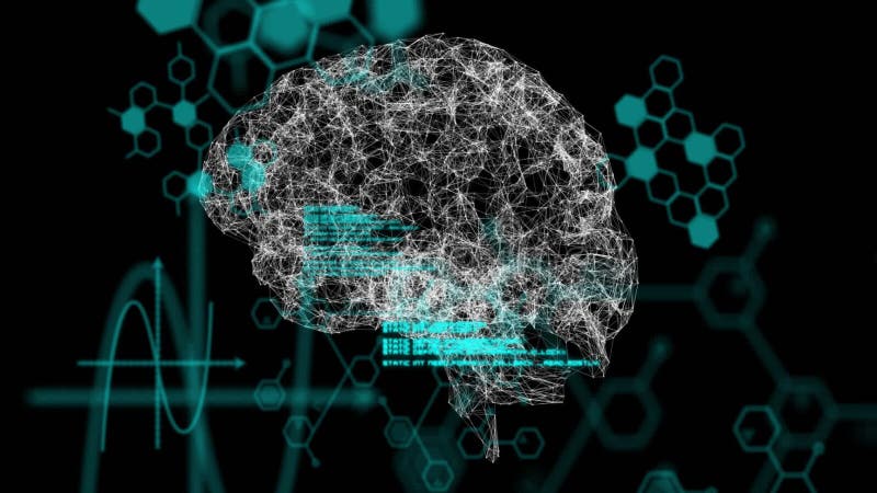 AI Brain Processing Data with Generative Artificial Intelligence ...