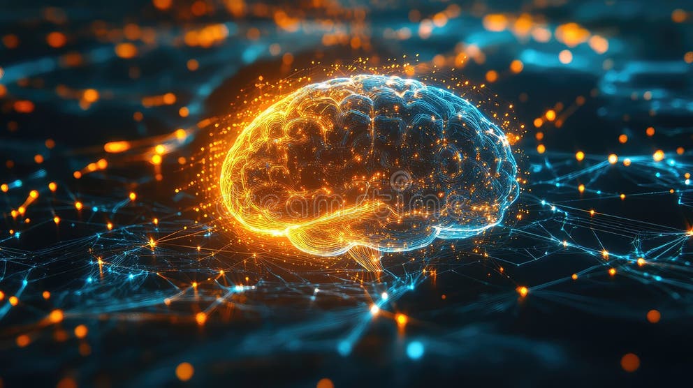 Digital Brain Processing Stock Illustrations – 21,405 Digital Brain ...