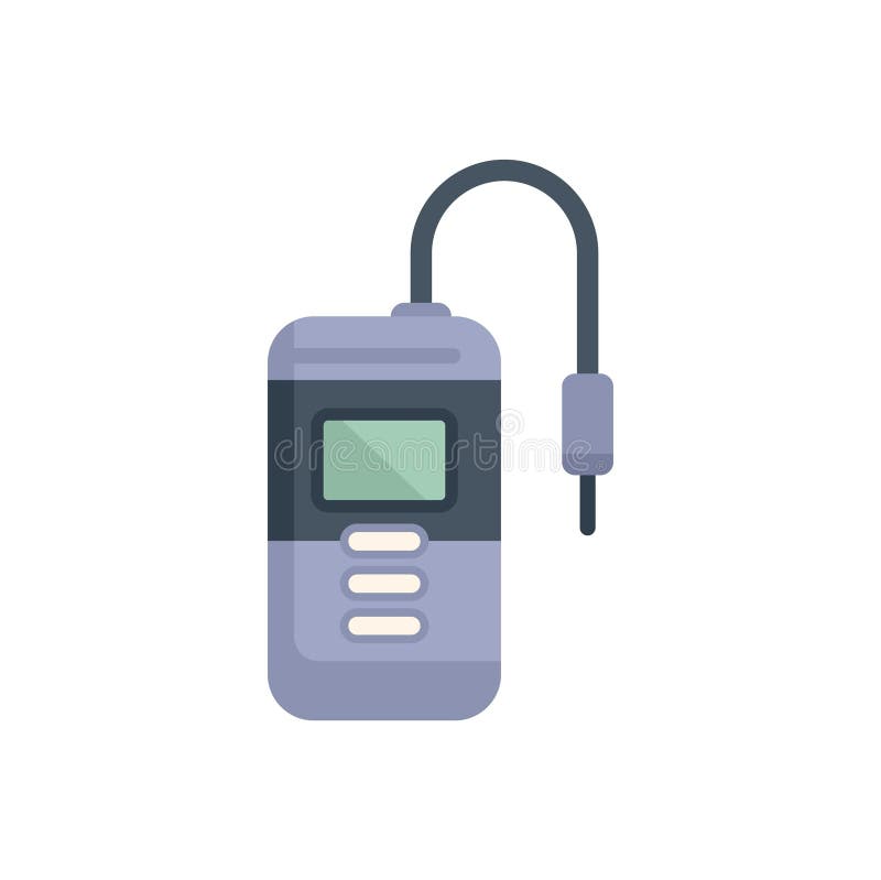 Digital Breathalyzer Showing Test Result Icon Illustration Stock Vector ...