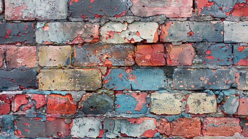 Digital Brick Texture Patterns on Printable Scrapbook Paper Stock Photo ...