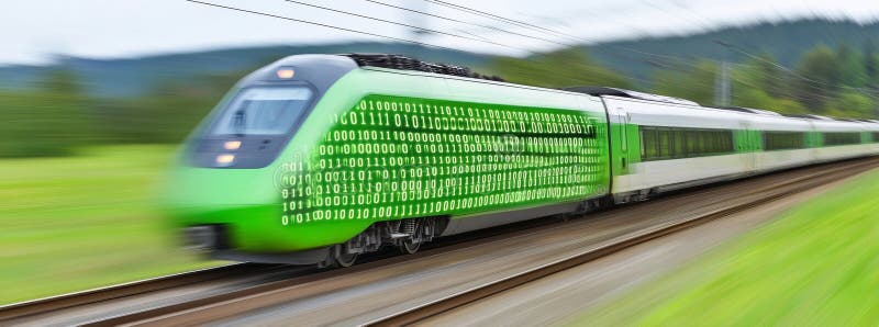 A Digital Bridge of the Future, Composed of Binary Code, Symbolizes the ...