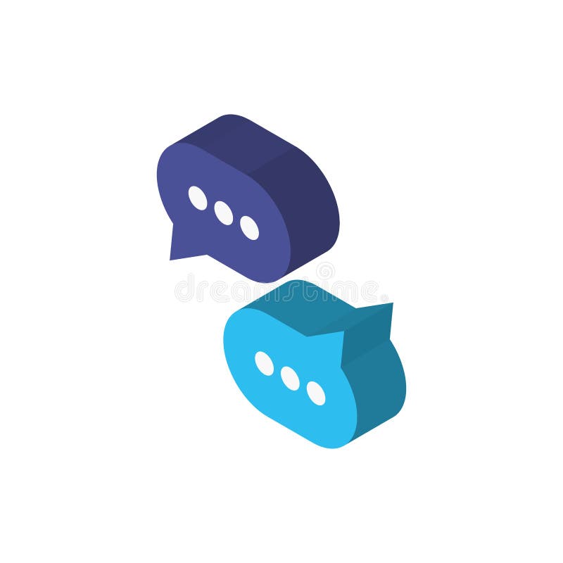 Digital Bubbles Isometric Icon Vector Design Stock Vector ...
