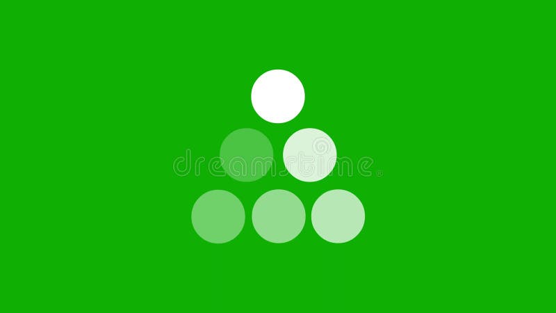 Digital Loading Symbol Motion Graphics with Green Screen Background ...