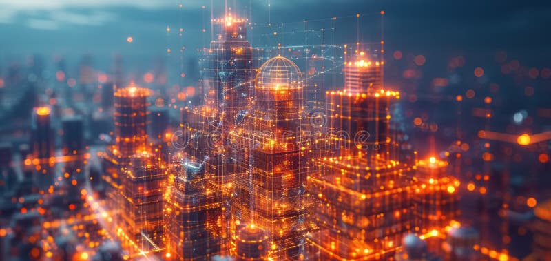 Digital Building Information Modeling (BIM) Technology Stock ...