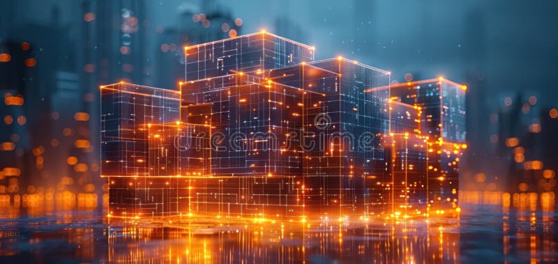 Digital Building Information Modeling (BIM) Technology Stock ...