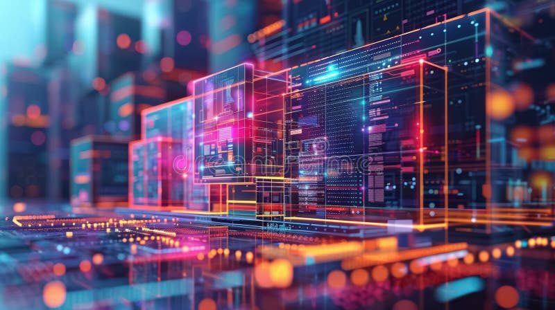 Digital Building Information Modeling (BIM) Technology Stock ...