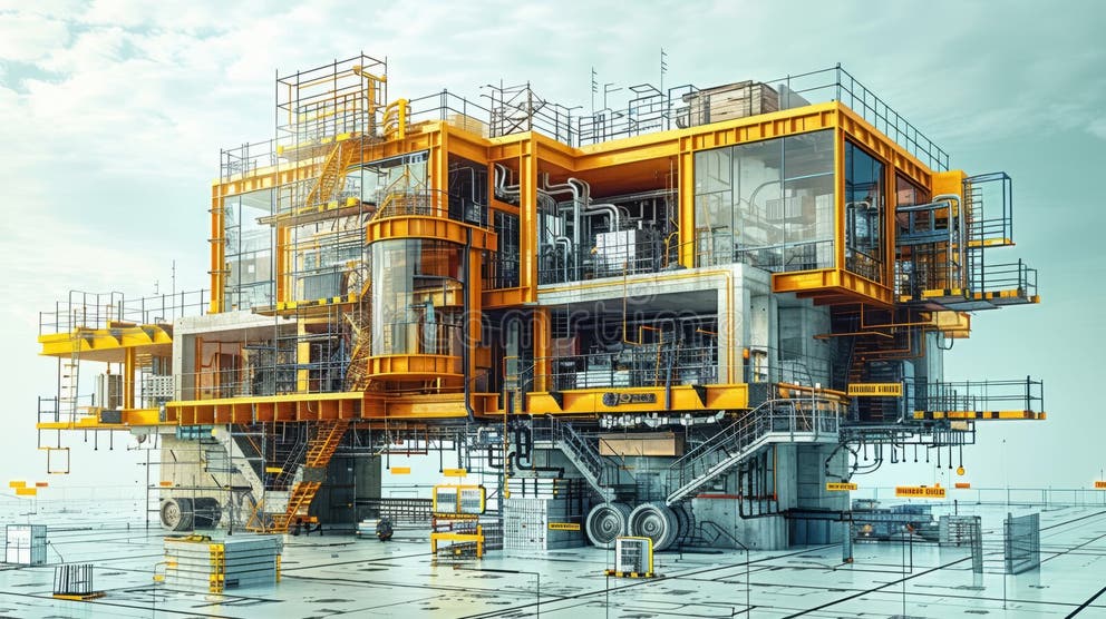 Digital Building Information Modeling (BIM) Technology Stock ...