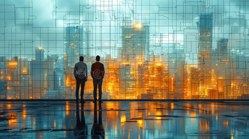 Digital Building Information Modeling (BIM) Technology Stock ...